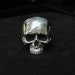 Skull Ring, Sterling Silver Finish - Etsy