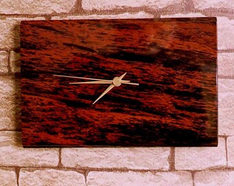 Obsidian Clock | Etsy