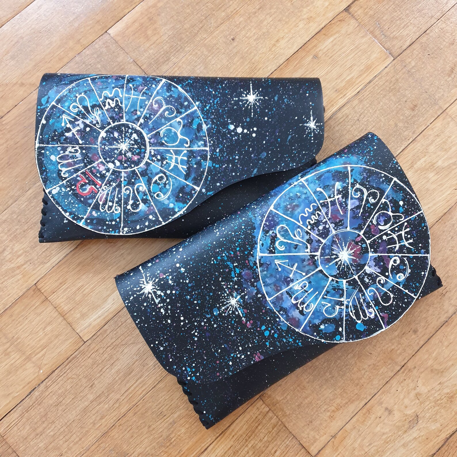 Zodiac Sign Astrology Personalized Leather Purse - Etsy