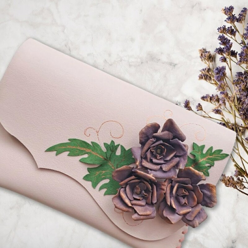 Dusty Rose Clutch - Etsy