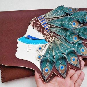 Native American Indian Headdress Bag-live Free Purse-feather Bag-women ...
