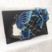 Lady Butterfly Bag Blue Butterflies Purse Wearable Art Bag - Etsy