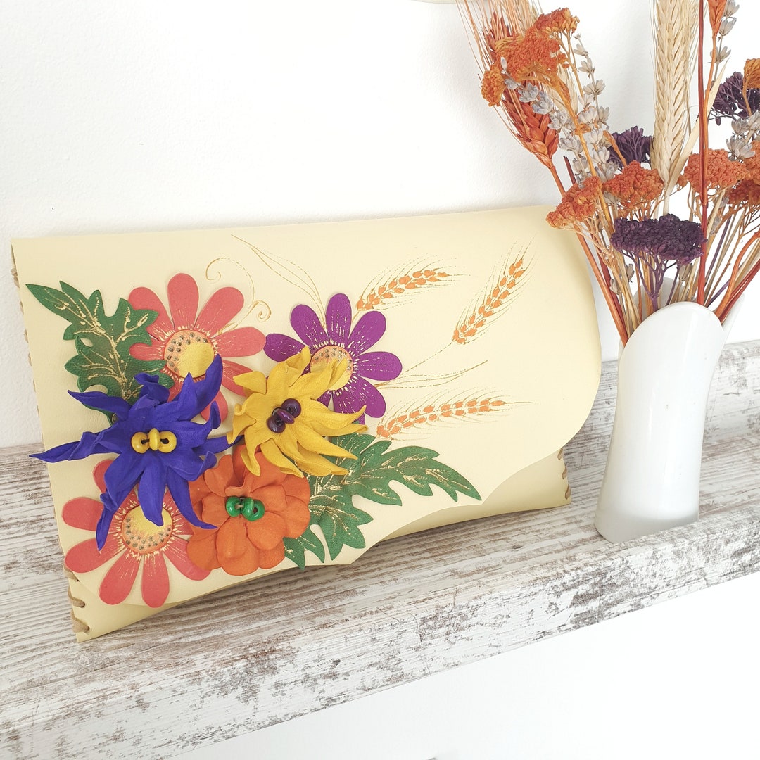 Colorful Clutch, Summer Floral Bag ,floral Clutch Limited Edition ...