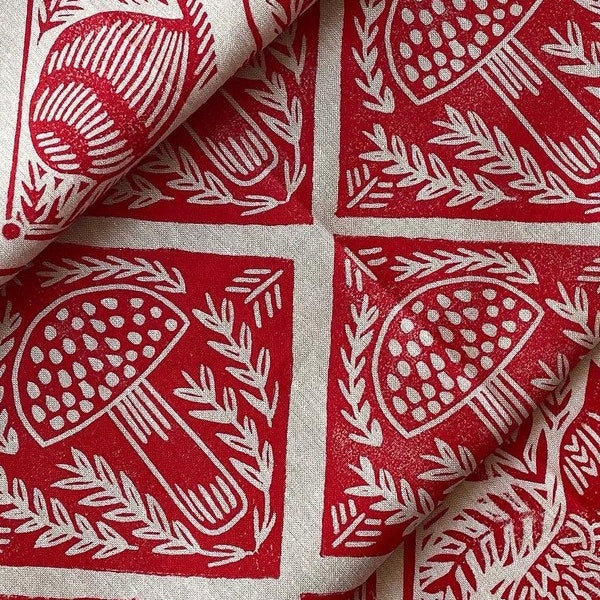 Block Print Linen - Etsy