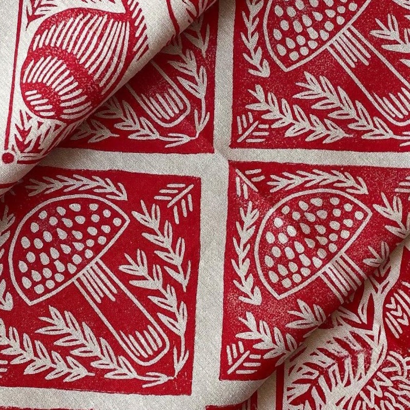 Block Print Linen - Etsy