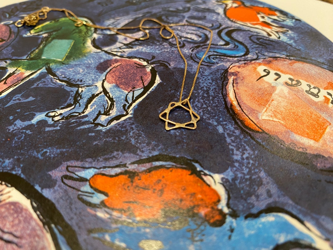 Delicate Artsy Star of David 14k Gold - Etsy