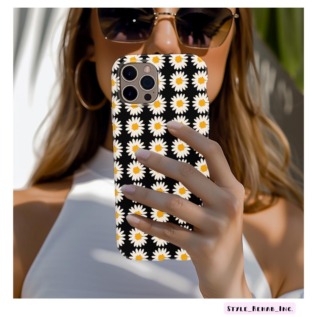 Daisy Pattern Magnetic Tough Cases - Floral Phone Cover 90s Vibes Gift ...