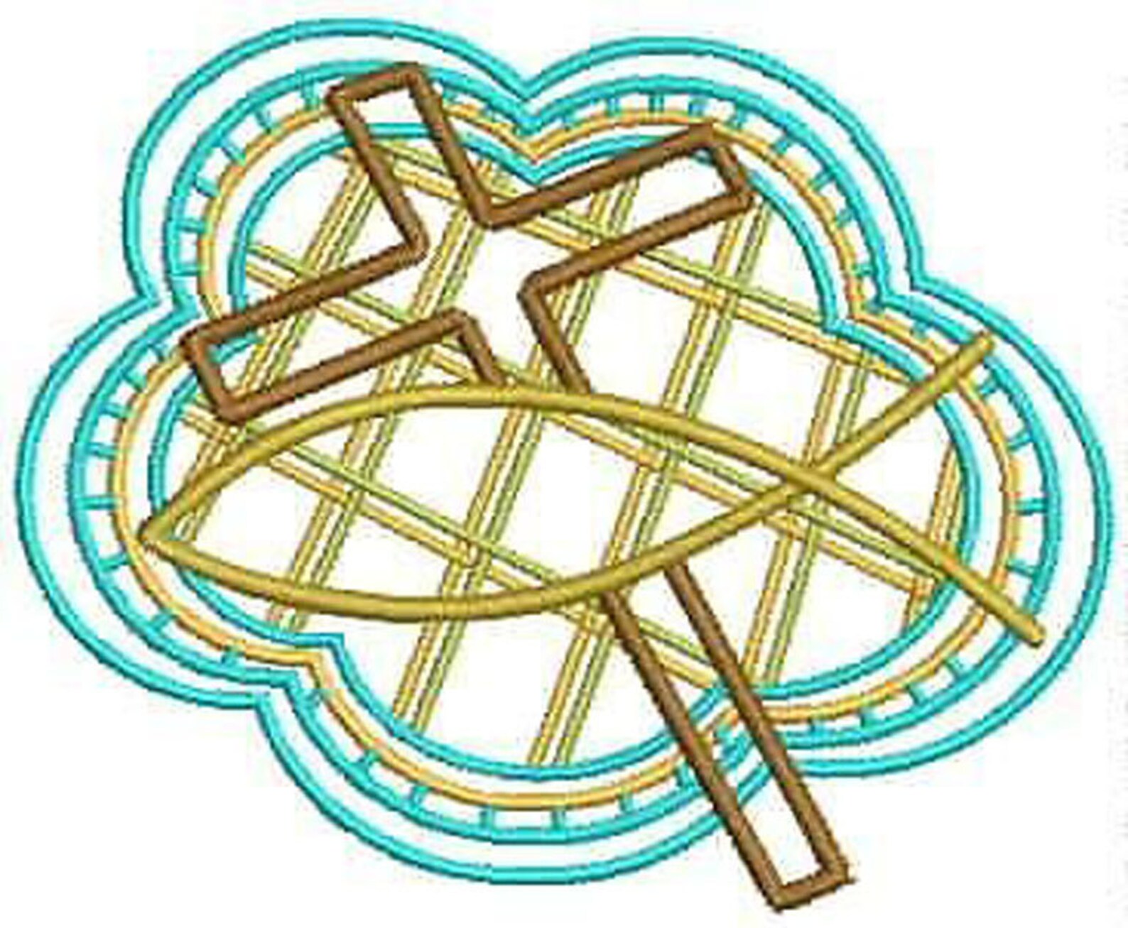 Machine Embroidery Design Set - Christian(2) - 10 Designs - 9 Formats ...