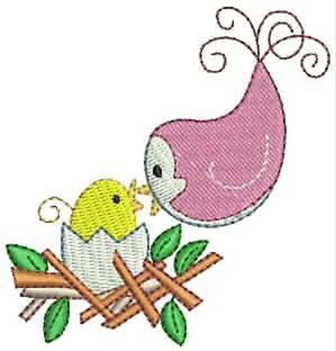 Machine Embroidery Design Set Spring Birds1 10 Designs | Etsy