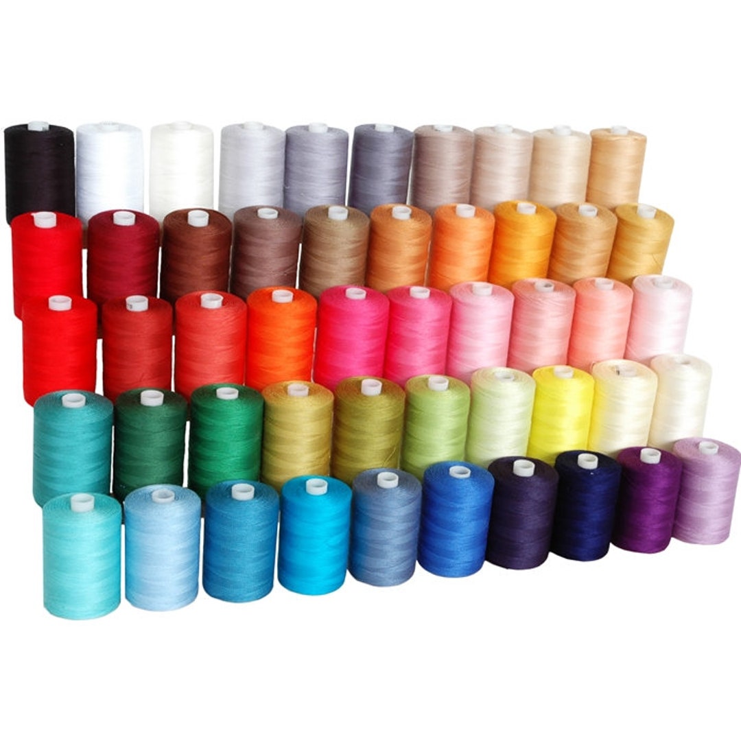 Quilting Thread Bundle 50 Spools of Premium Cotton 1000 Meters Each - Etsy