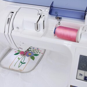 Polyester Machine Embroidery Thread Set - 20 Fresh Colors - 1000m Cones ...