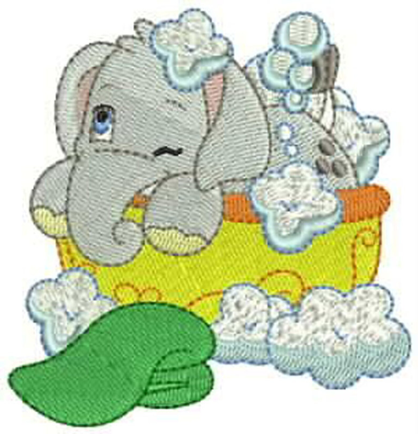 Machine Embroidery Design Set - Bubble Bath(1) - 10 Designs - 9 Formats ...