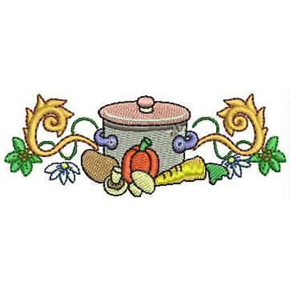 Machine Embroidery Design Set Kitchen Décor1 10 Designs | Etsy