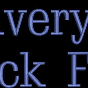 Avery Block Font Machine Embroidery Design Set - Alphabet Letters BX Font - Download 9 Format ...