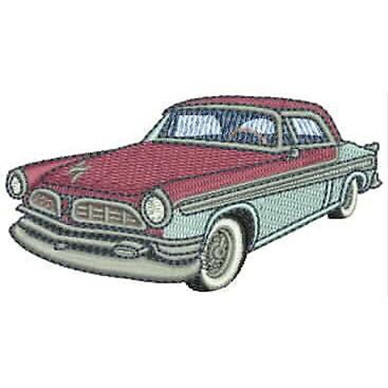 Machine Embroidery Design Set - Cars of the 50's(1) - 15 Designs - 9 ...