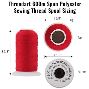 All Purpose Sewing Thread - Available in 60+ Colors - 600 Meters Each ...