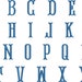 Fishtail Font Machine Embroidery Design Set - Monogramming Alphabet ...