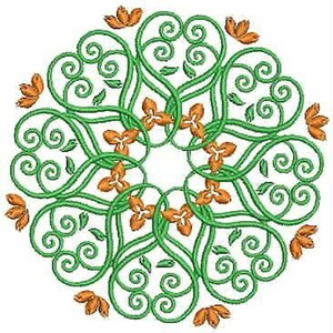 Machine Embroidery Design Set - Ornamental Circles - 10 Designs - 9 ...