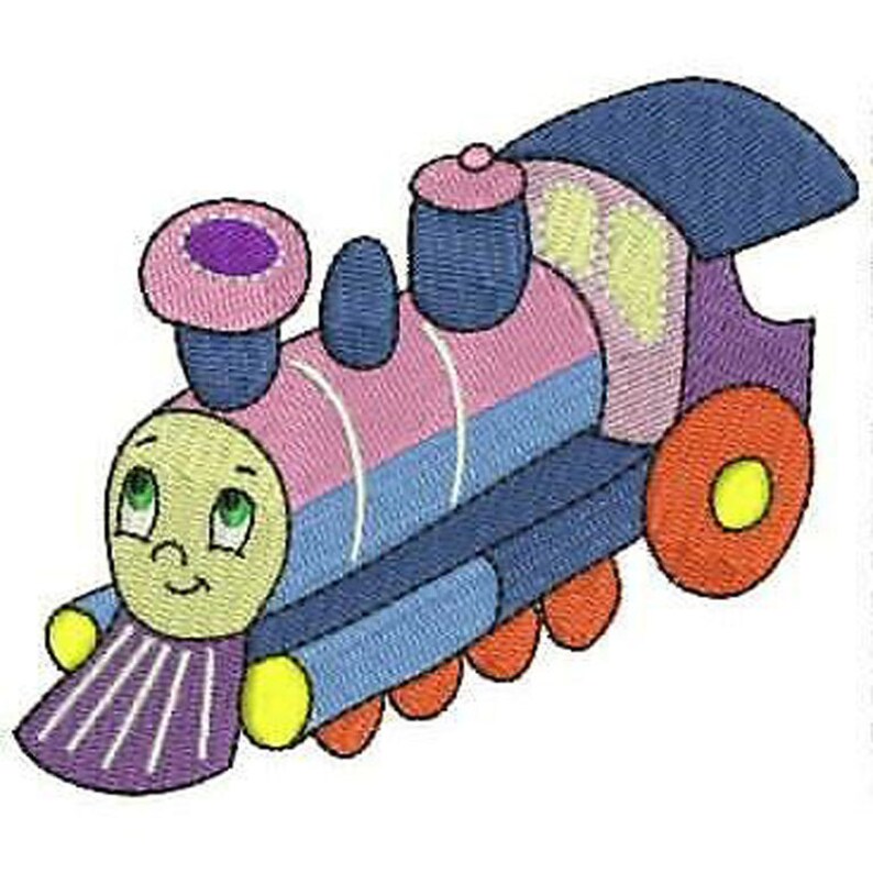 Machine Embroidery Design Set Toy Trains1 10 Designs 9 - Etsy
