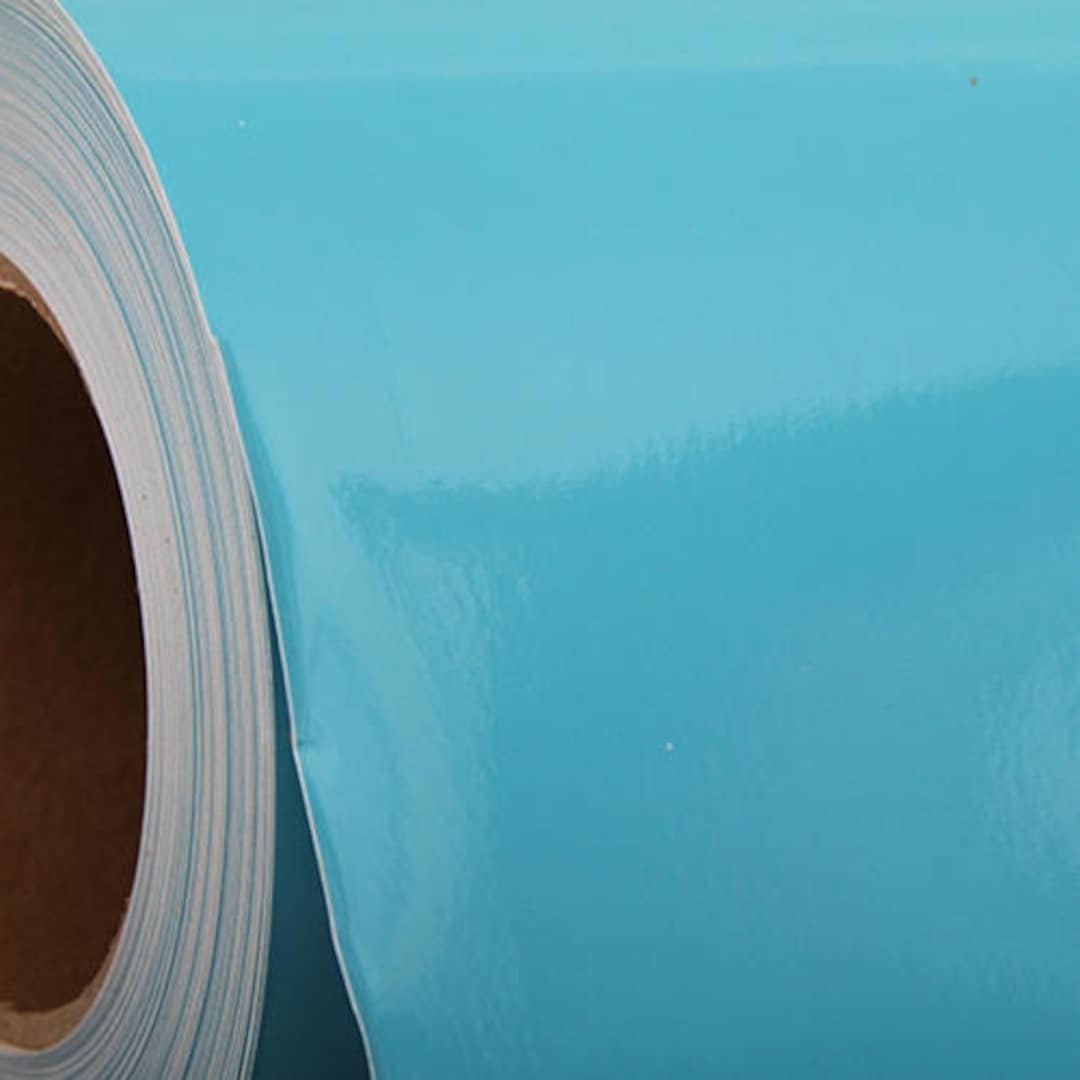 Light Blue Self Adhesive Sign Vinyl Film 24" - by the Yard - Etsy