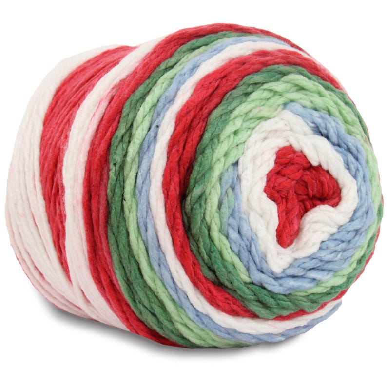 Ombre Yarn - Big Chunky Yarn Cake - Holiday Shades , 300g (316 Yards ...