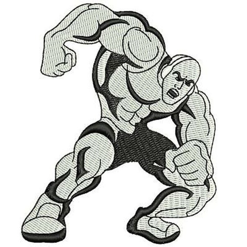 Machine Embroidery Design Set Wrestling3 12 Designs 9 | Etsy