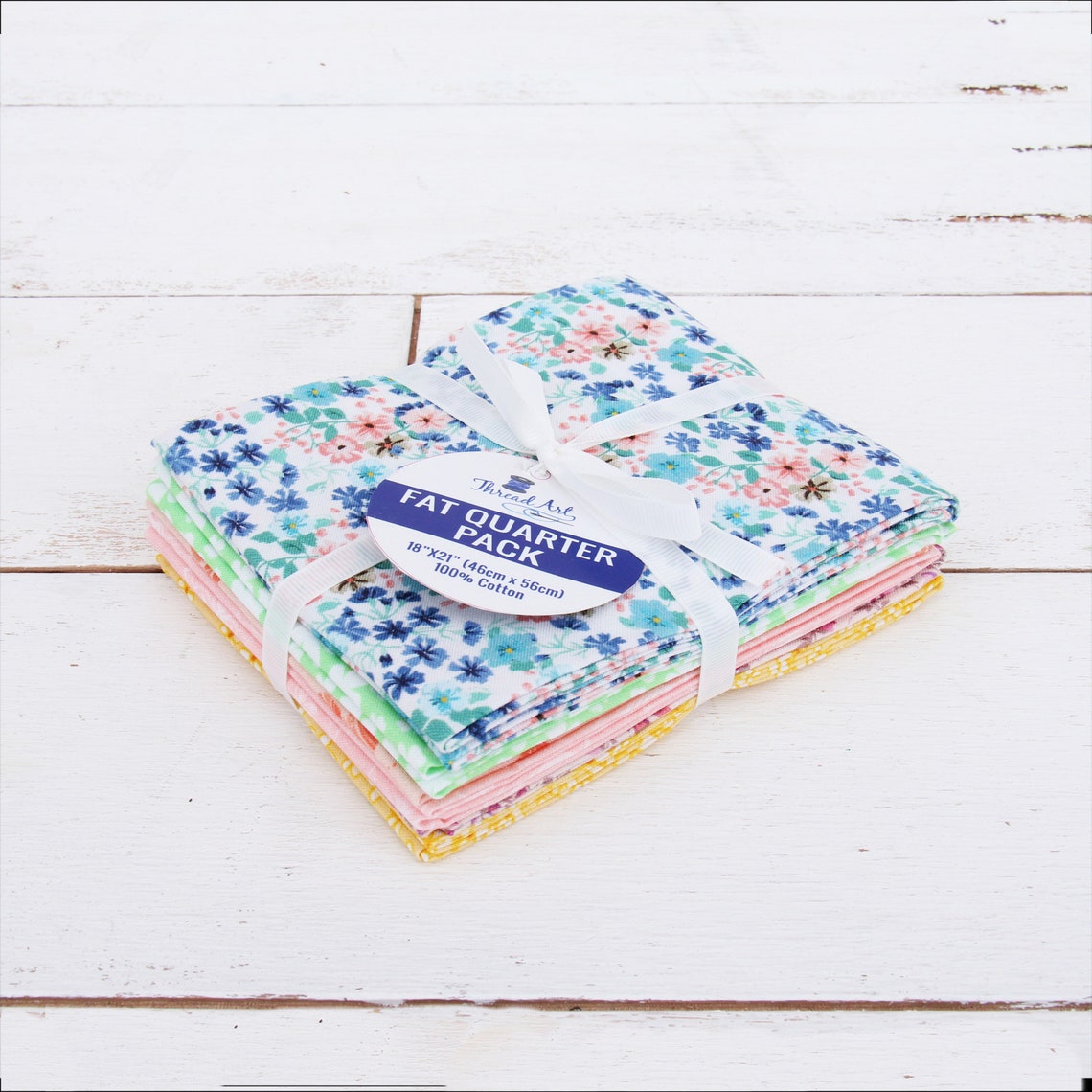 6 Fat Quarters Pastel Colors 100% Cotton Fabric Premium | Etsy