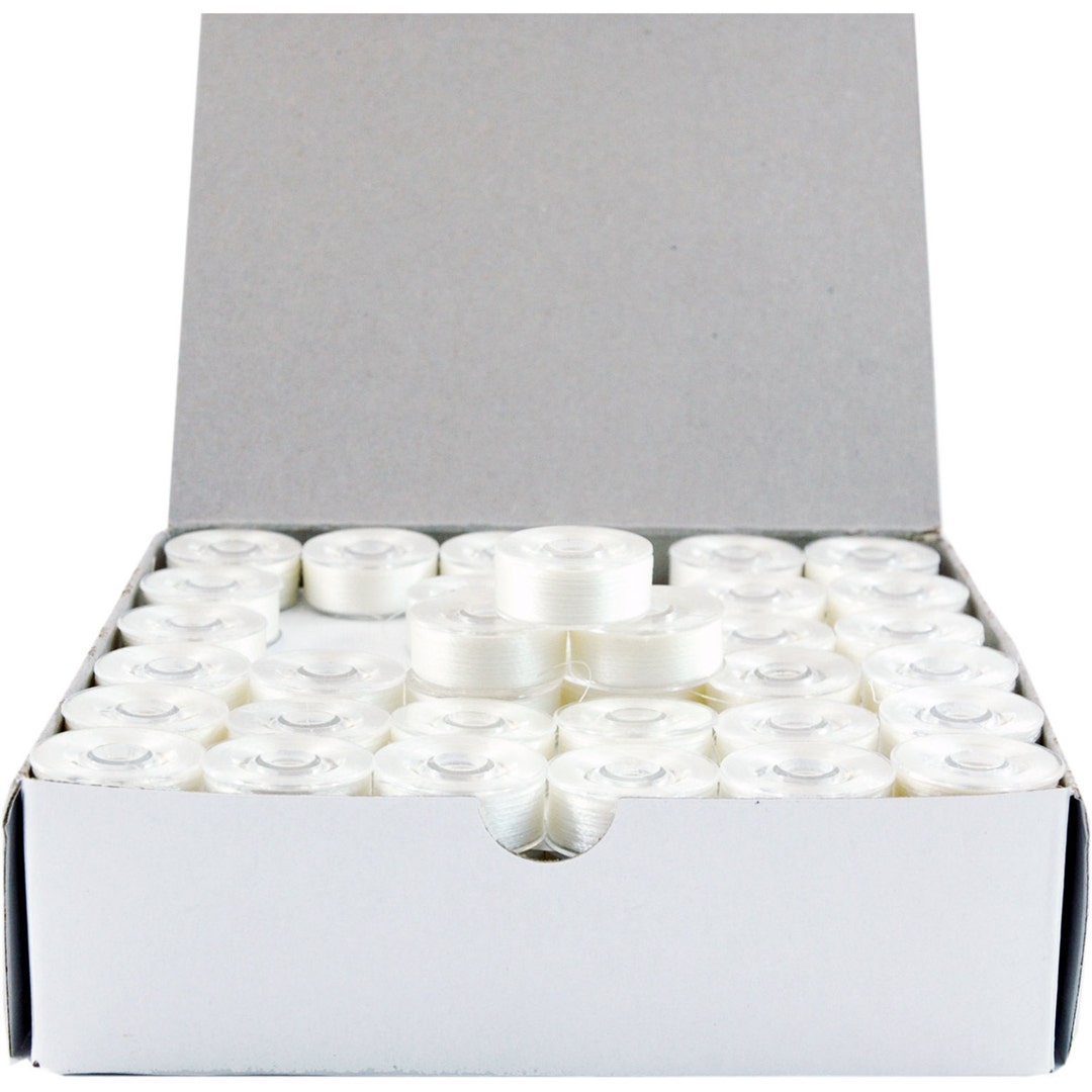 Threadart Prewound Embroidery Thread Bobbins- 144 Count per Box ...