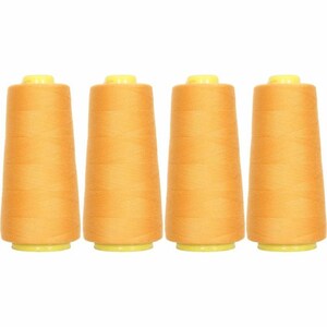 Four Big Cones of Serger Overlock Sewing Thread - 50 Different Colors ...