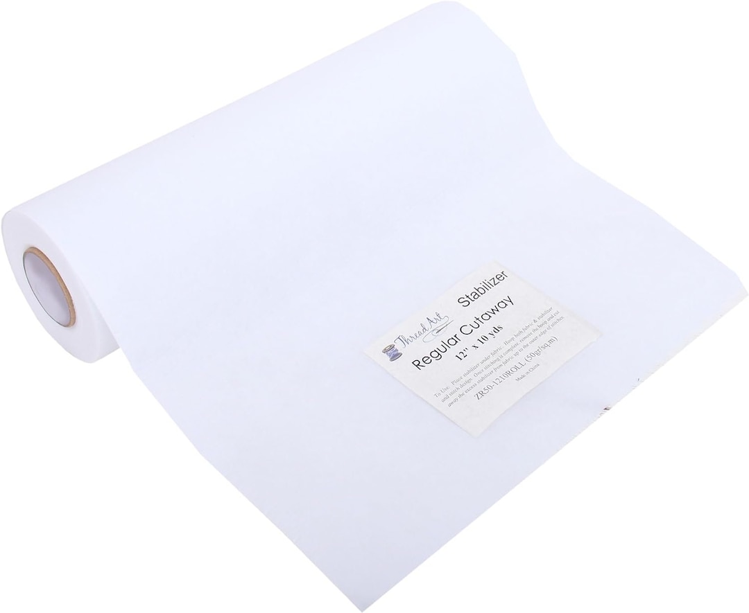 Regular Cutaway Embroidery Backing Stabilizer - 12 Inch 10 YD Roll - Etsy