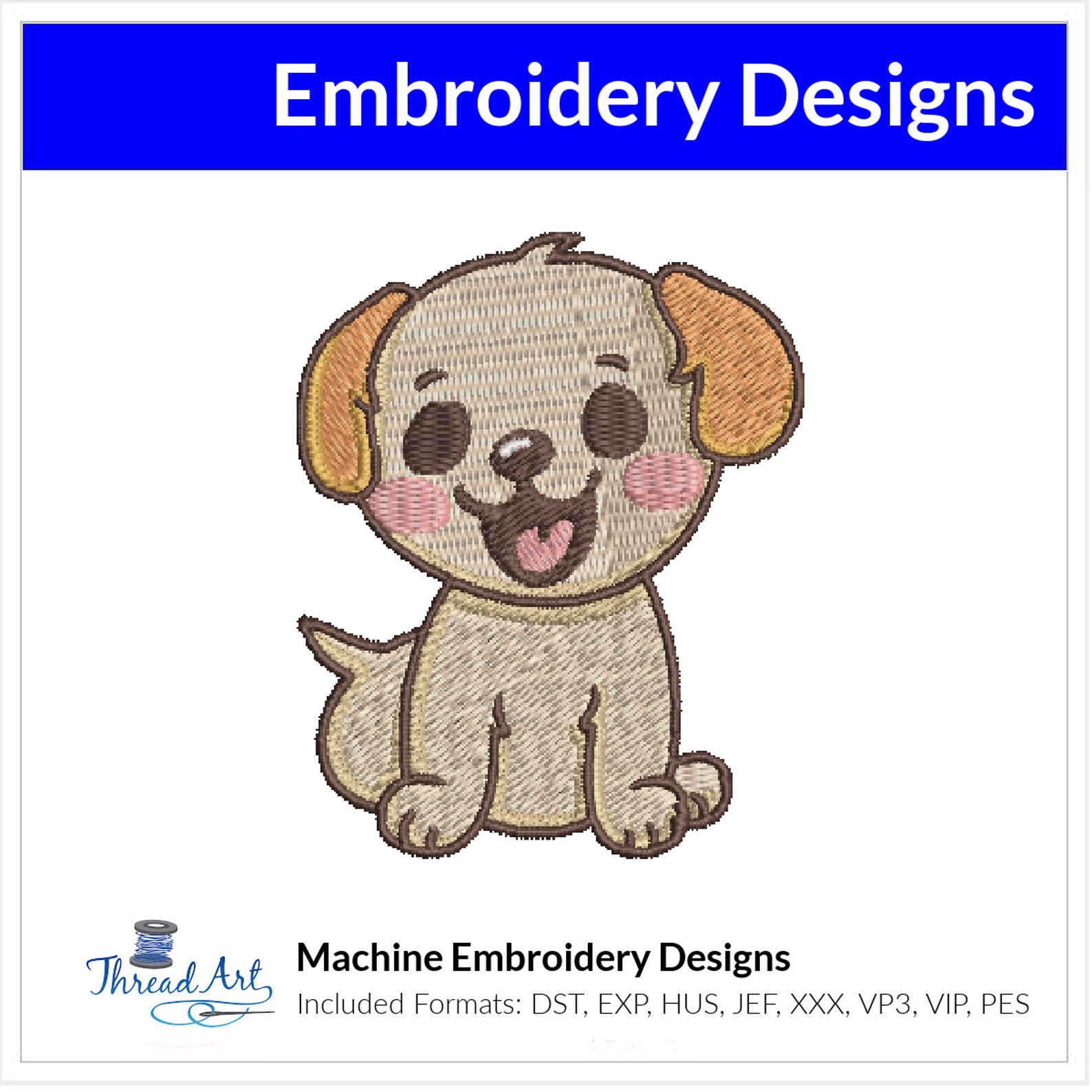 Labrador Puppy Embroidery Design Instant Download - Multiple Sizes - 8 ...