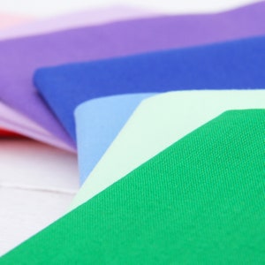 Premium Cotton Fabric by the Yard in 40 Beautiful Solid Colors ...