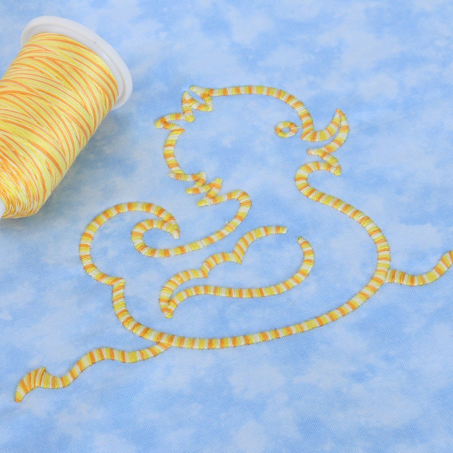 Multicolor Cotton Quilting Thread Set 6 Rainbow Variegated - Etsy