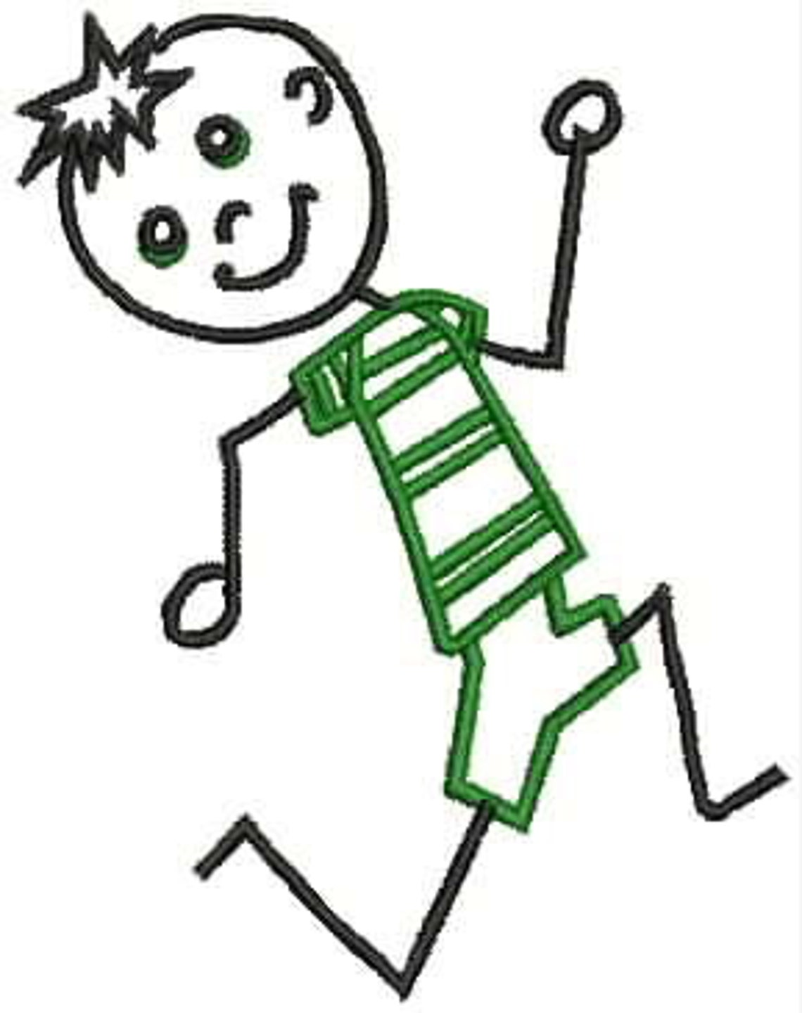 Machine Embroidery Design Set Stick Figures2 22 Designs | Etsy