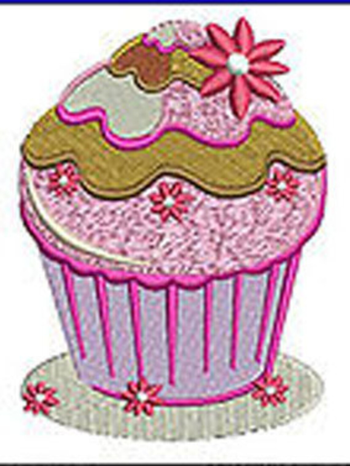 Machine Embroidery Design Set - Cupcakes (2) - 10 Designs - 8 Popular ...