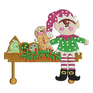 Machine Embroidery Designs - Shelf Elf(1) - 8 Machine File Formats ...