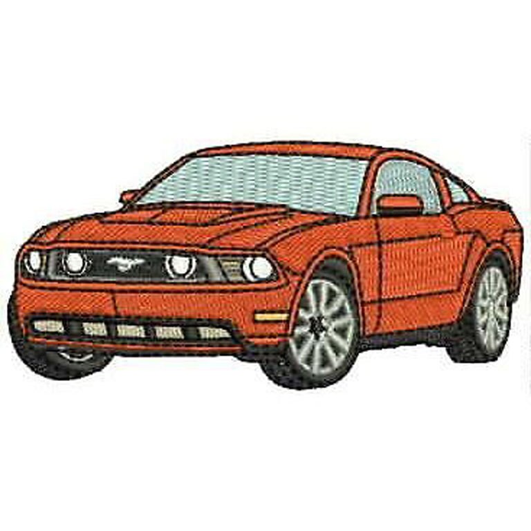 Machine Embroidery Design Set - Modern Muscle Cars - 17 Designs - 9 ...