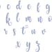 Starfish Font Machine Embroidery Design Set - Whimsical Cursive ...