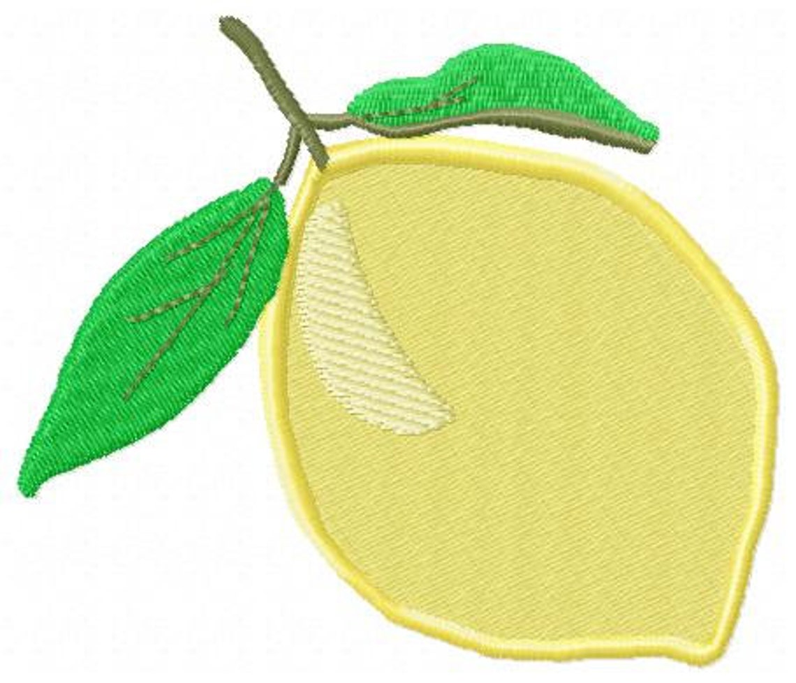 Machine Embroidery Design Set Lemons1 8 Designs 9 | Etsy