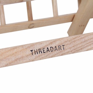 120 Spool Wood Thread Rack - Holds 120 Cones or Spools Sewing Thread ...