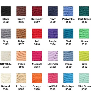 Threadart 100% Pure Cotton Crochet Yarn Size 2 | 50 Gram Skeins | Fine ...