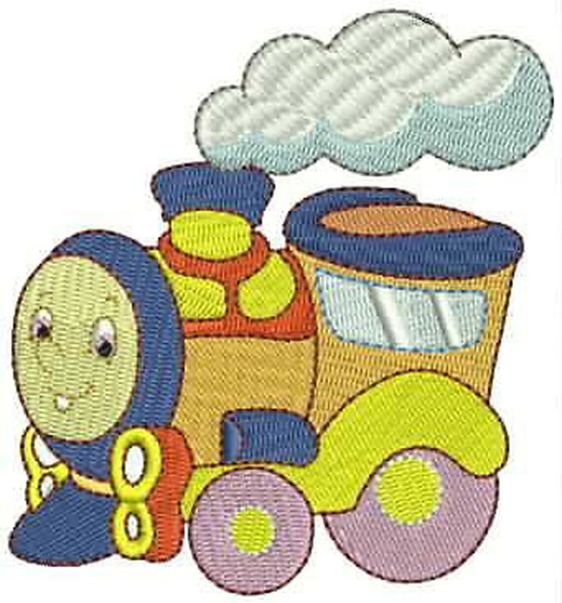Machine Embroidery Design Set - Toy Trains(1) - 10 Designs - 9 Formats ...