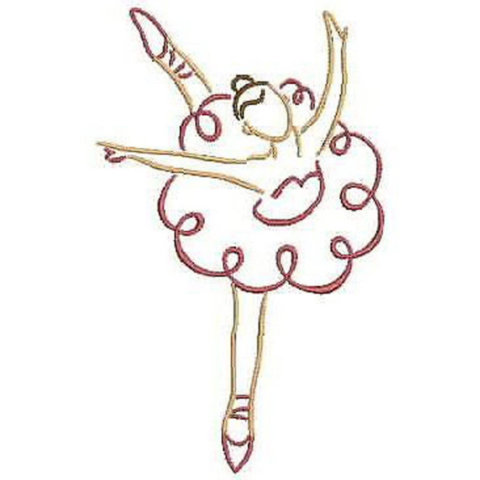 Machine Embroidery Design Set Beautiful Dancer1 10 | Etsy