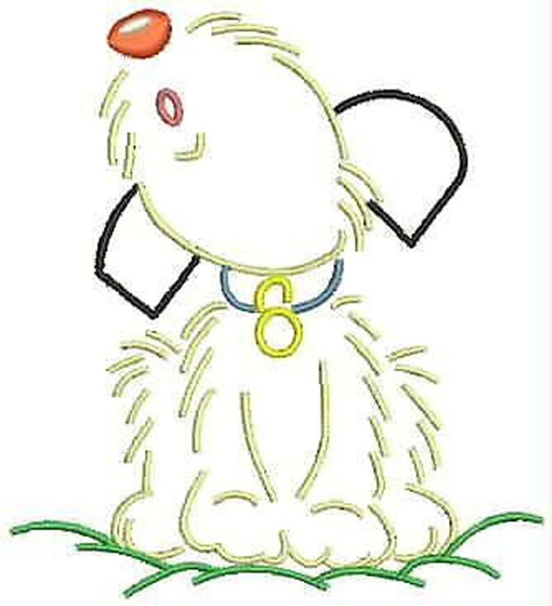 Machine Embroidery Design Set - Shaggy Friends(1) - 10 Designs - 9 ...