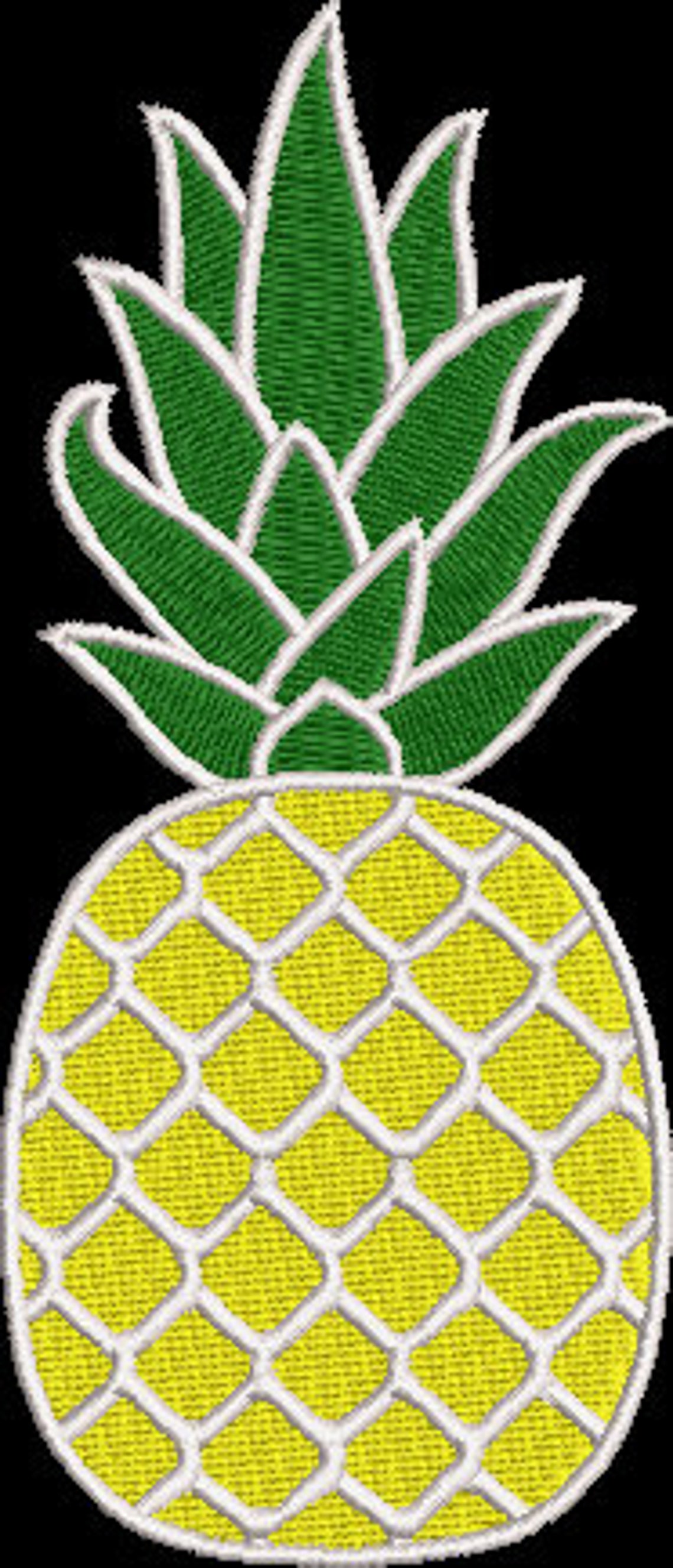 Pineapple Embroidery Design Instant Download Cute Beach Summer - 3 ...