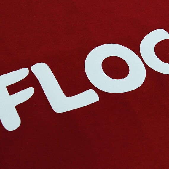 Flock HTV Heat Transfer Vinyl 20 Wide Rolls One Yard - Etsy