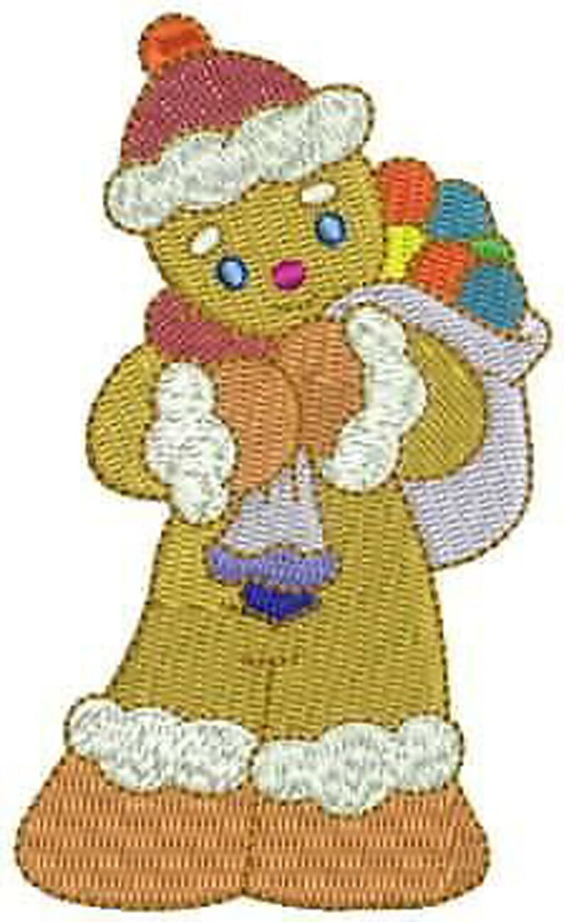 Machine Embroidery Design Set Gingerbread Men1 10 | Etsy