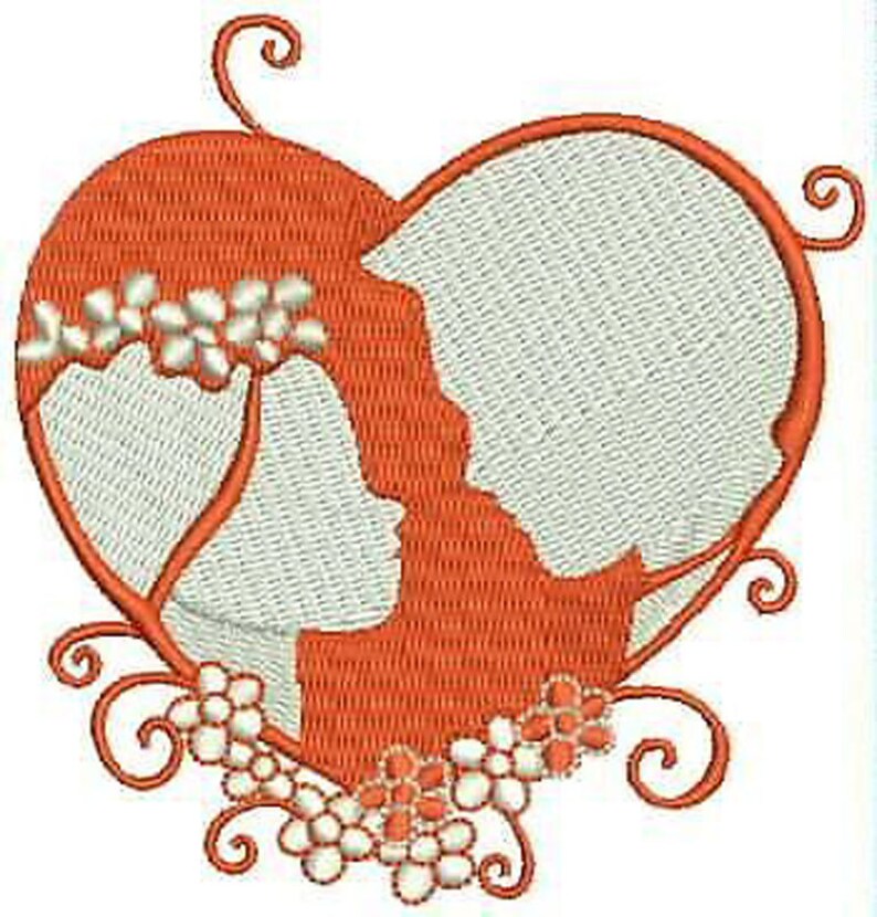 Machine Embroidery Design Set Wedding1 10 Designs 9 | Etsy