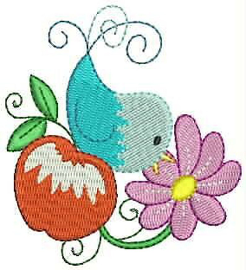 Machine Embroidery Design Set Spring Birds1 10 Designs - Etsy