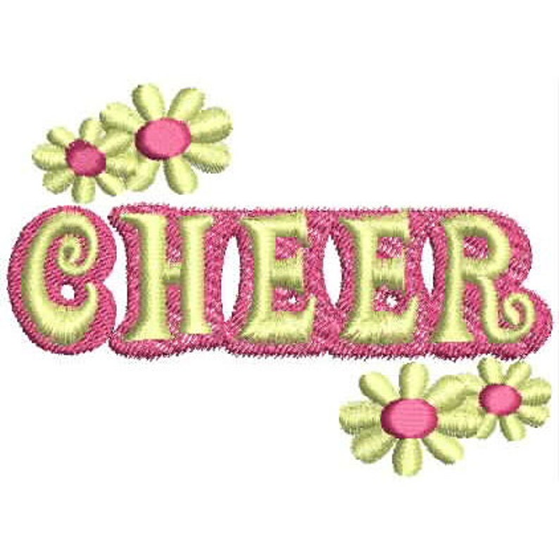 Machine Embroidery Design Set - Cheer(1) - 14 Designs - 9 Formats ...